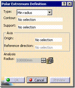 CATIA Surface Design: Extremum and Polar Extremum Creation